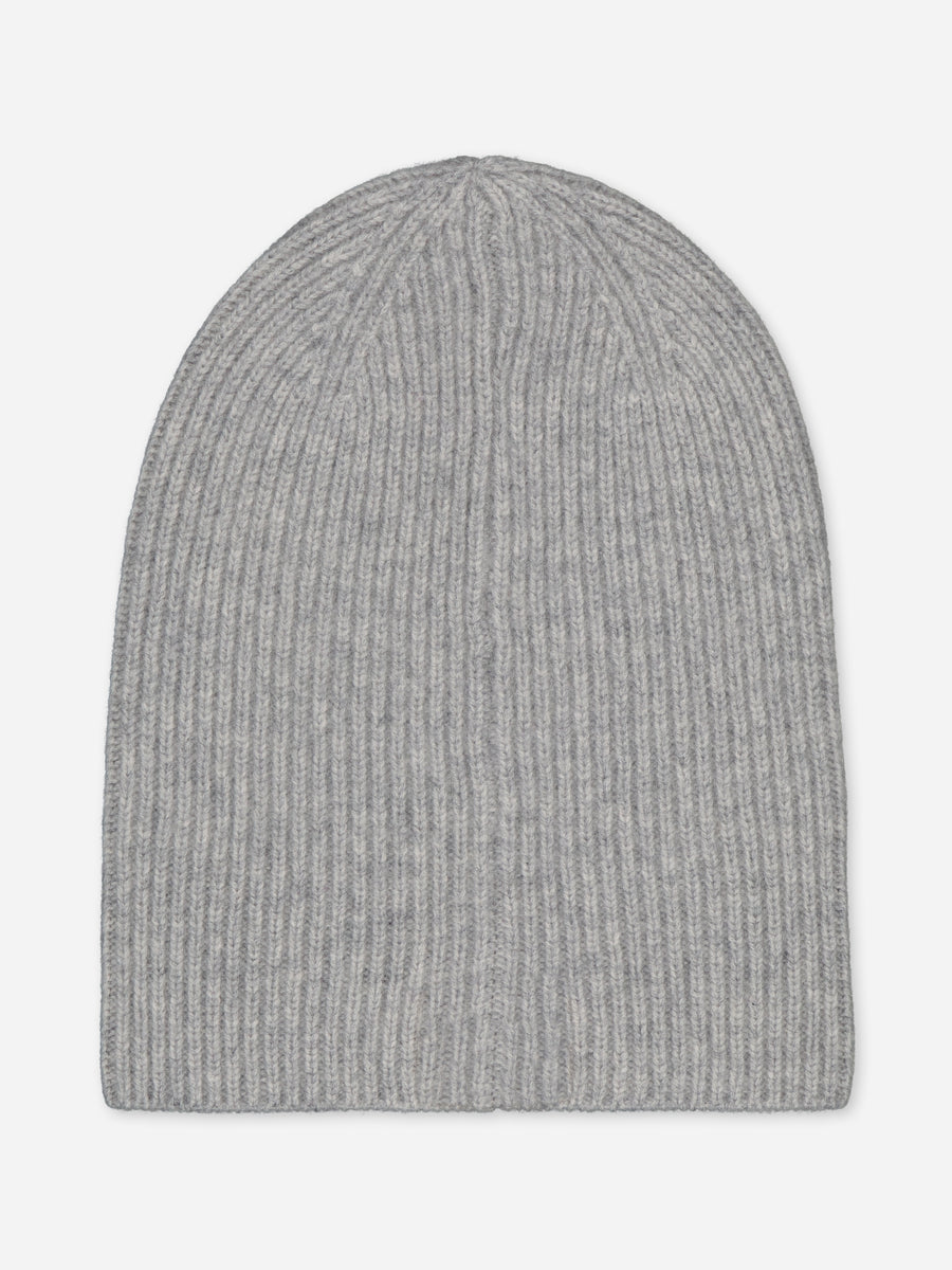 Kid grey beanie regenerated cashmere – bobbin & tricot - Paris